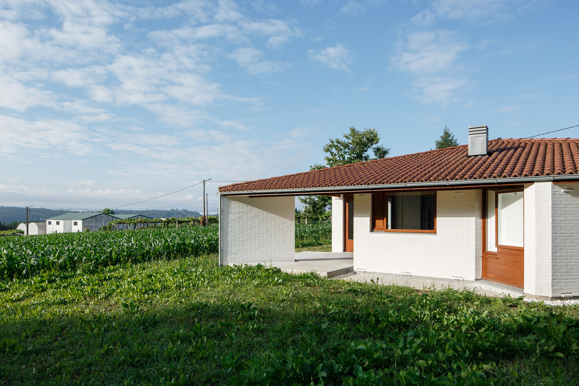 Gallery of Three-Gable Roof House / Arrokabe Arquitectos - 5