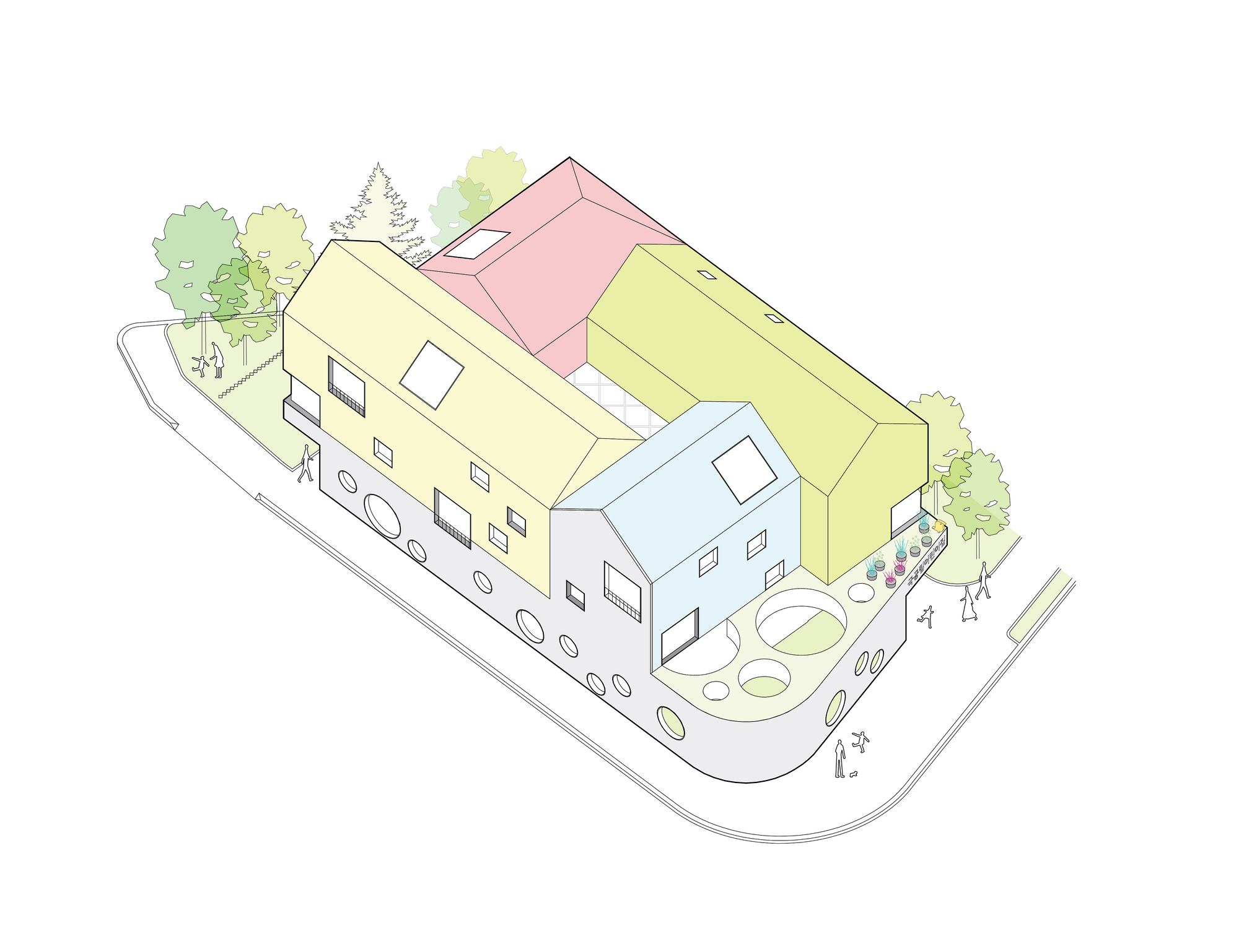 Gallery of Daniel Valle Architects Unveils Winning Kindergarten Design ...