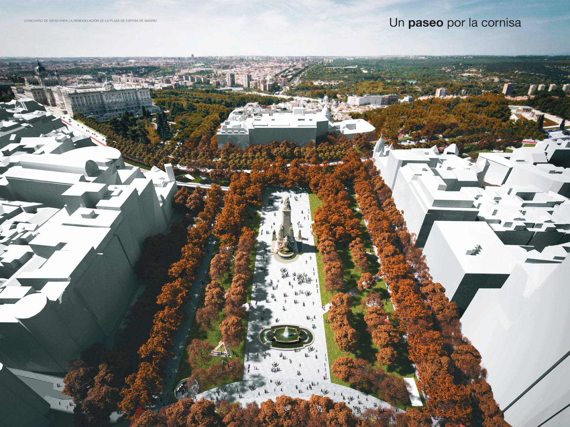 'Un paseo por la cornisa', proyecto finalista para remodelar la Plaza ...