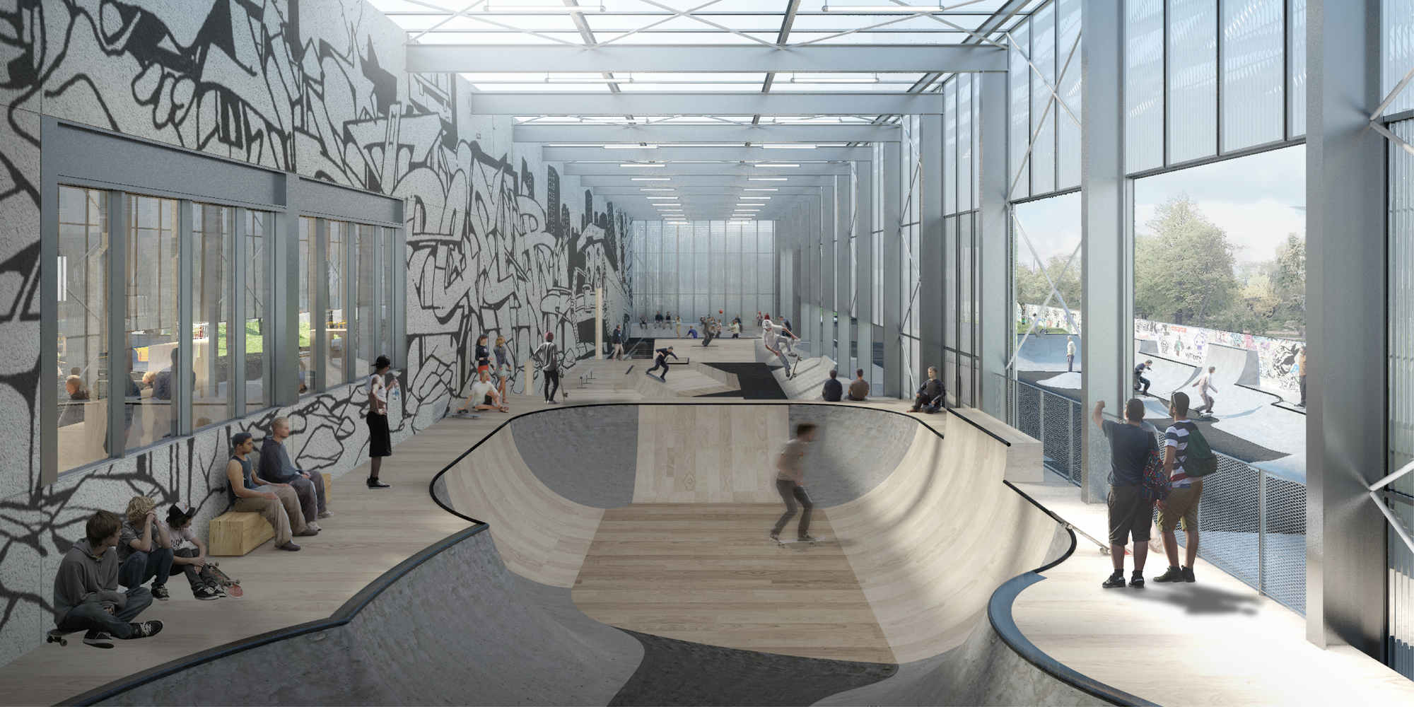 Gallery of EFFEKT's Winning Proposal Converts Abandoned Warehouse Into ...