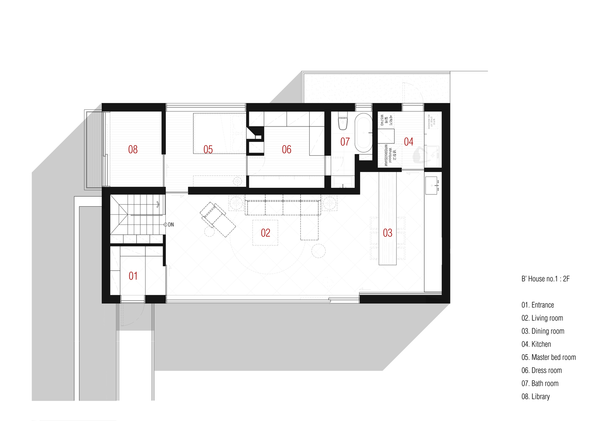 Gallery of B’ house / 100A associates - 43