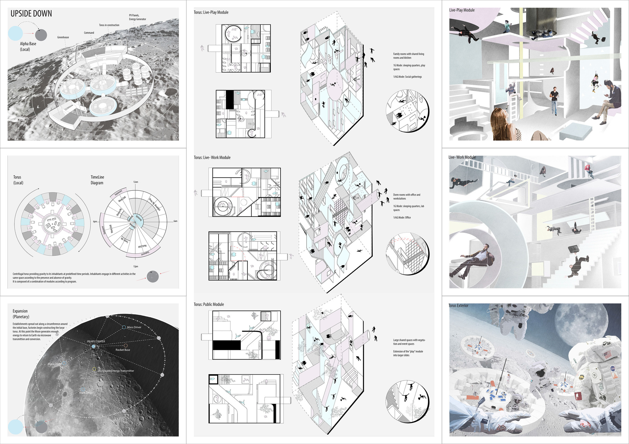 Gallery of 9 Visions for Lunar Colonies Selected as Winners in ...