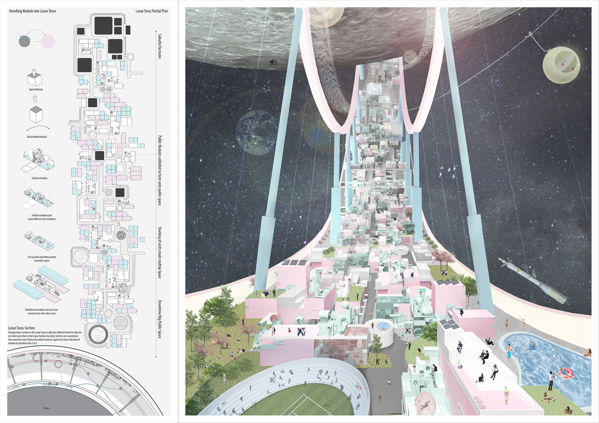 Gallery of 9 Visions for Lunar Colonies Selected as Winners in ...