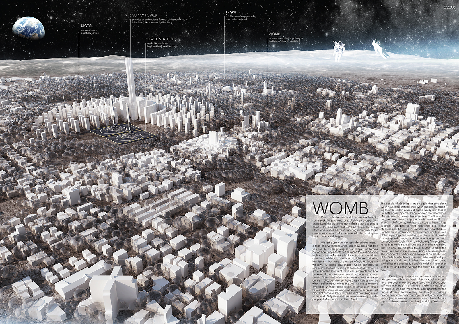 Gallery of 9 Visions for Lunar Colonies Selected as Winners in ...