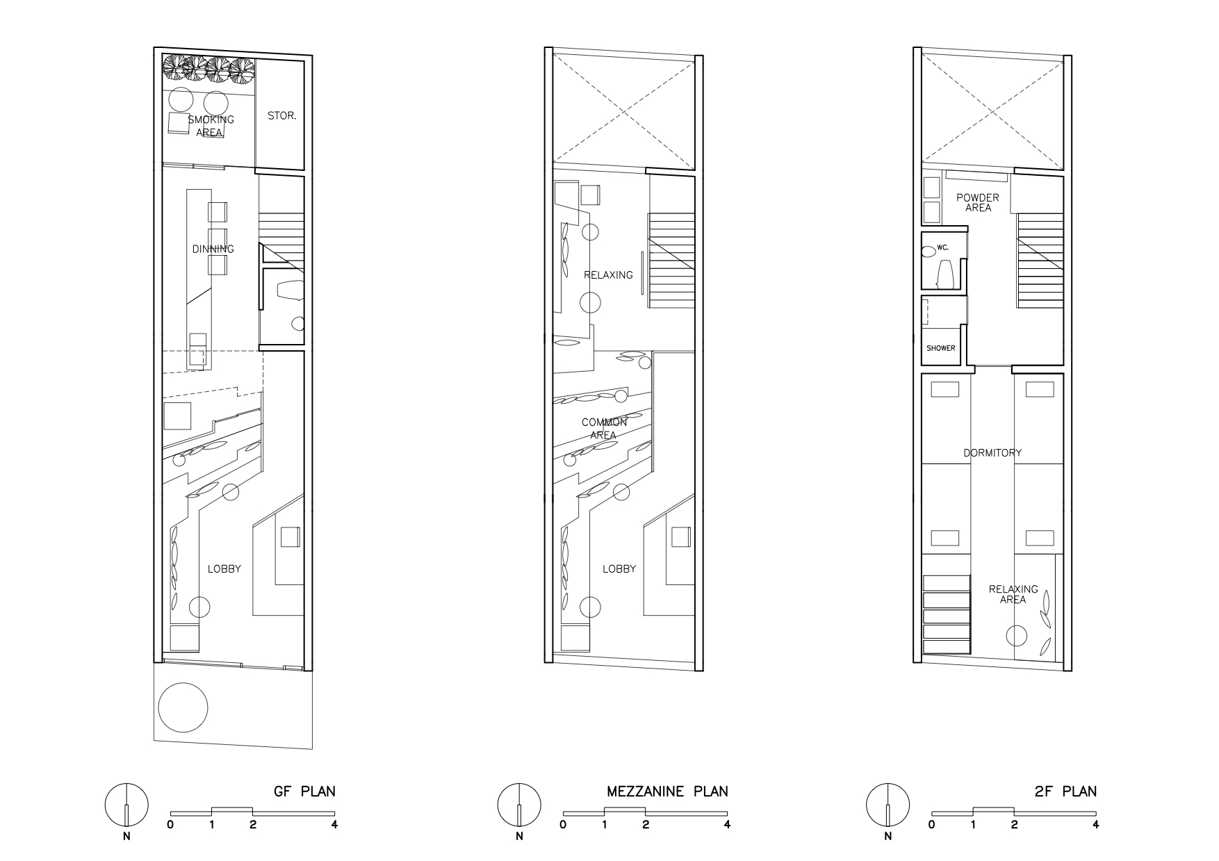 Gallery of Bed One Block Hostel / A MILLIMETRE - 18