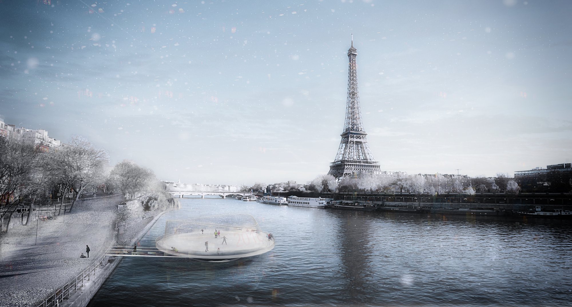 ANSKA Unveils Floating Platform Design for Paris Olympics | ArchDaily