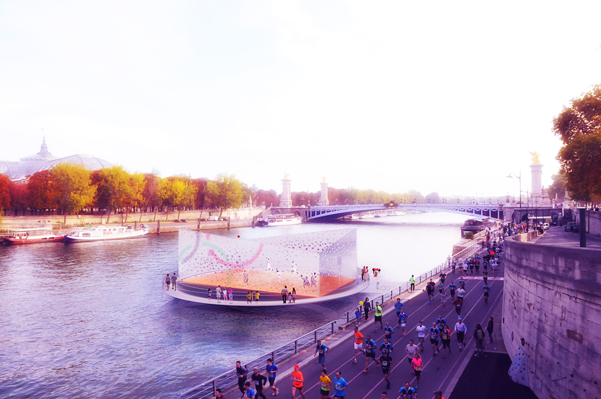 Gallery of ANSKA Unveils Floating Platform Design for Paris Olympics - 4