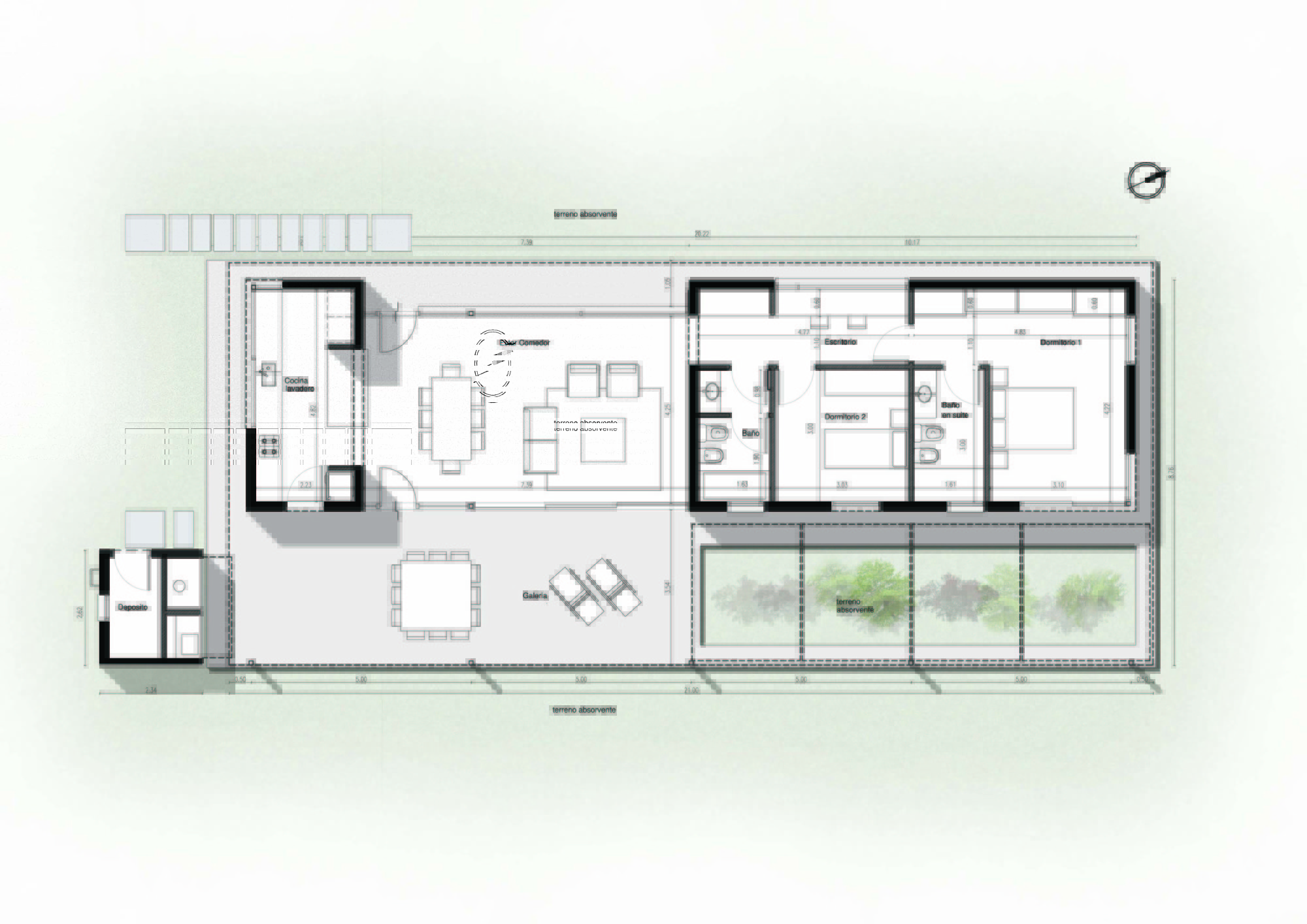 Gallery of Fede House / Unoencinco Arquitectura - 7