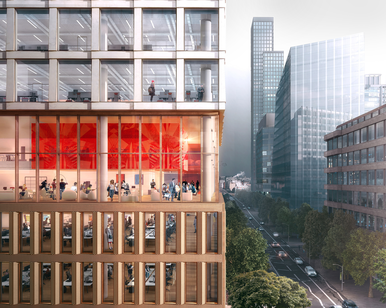 Gallery of PLP Architecture’s Proposed Office Building Responds to ...