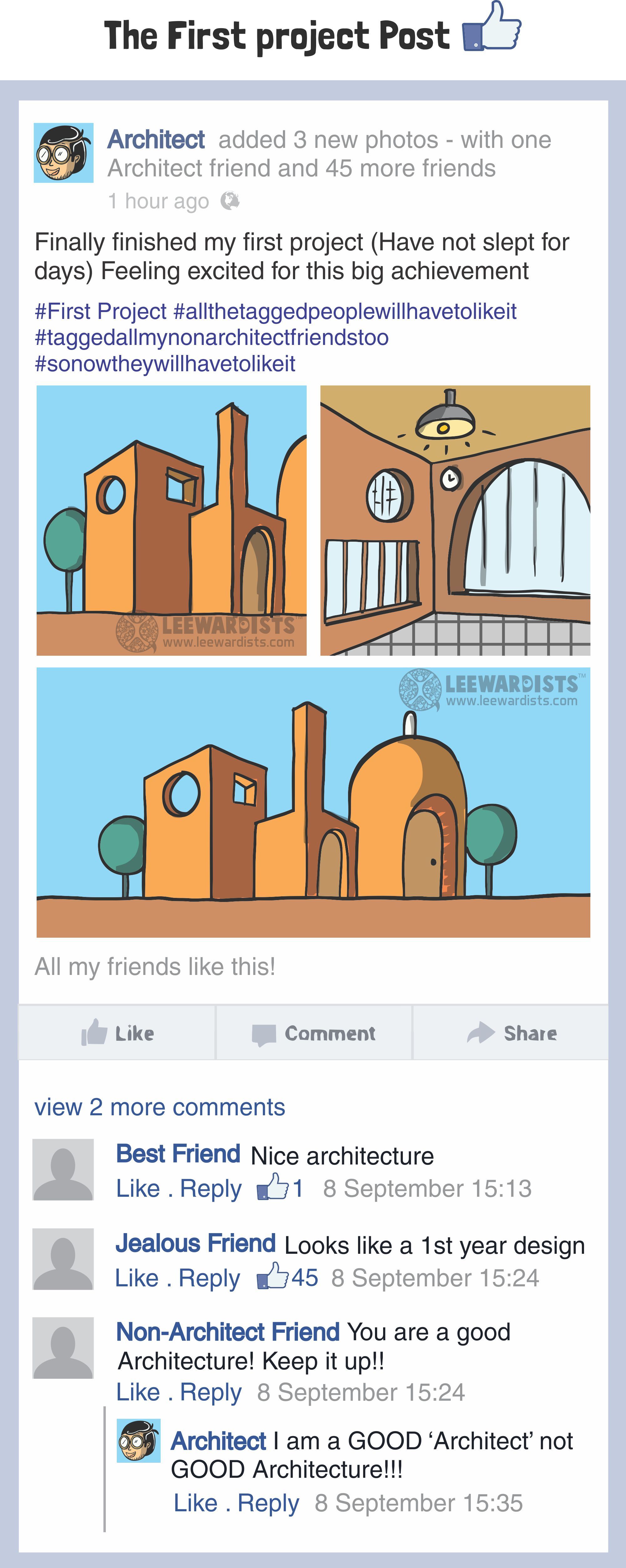Gallery of Architects and Their Facebook Posts - 6