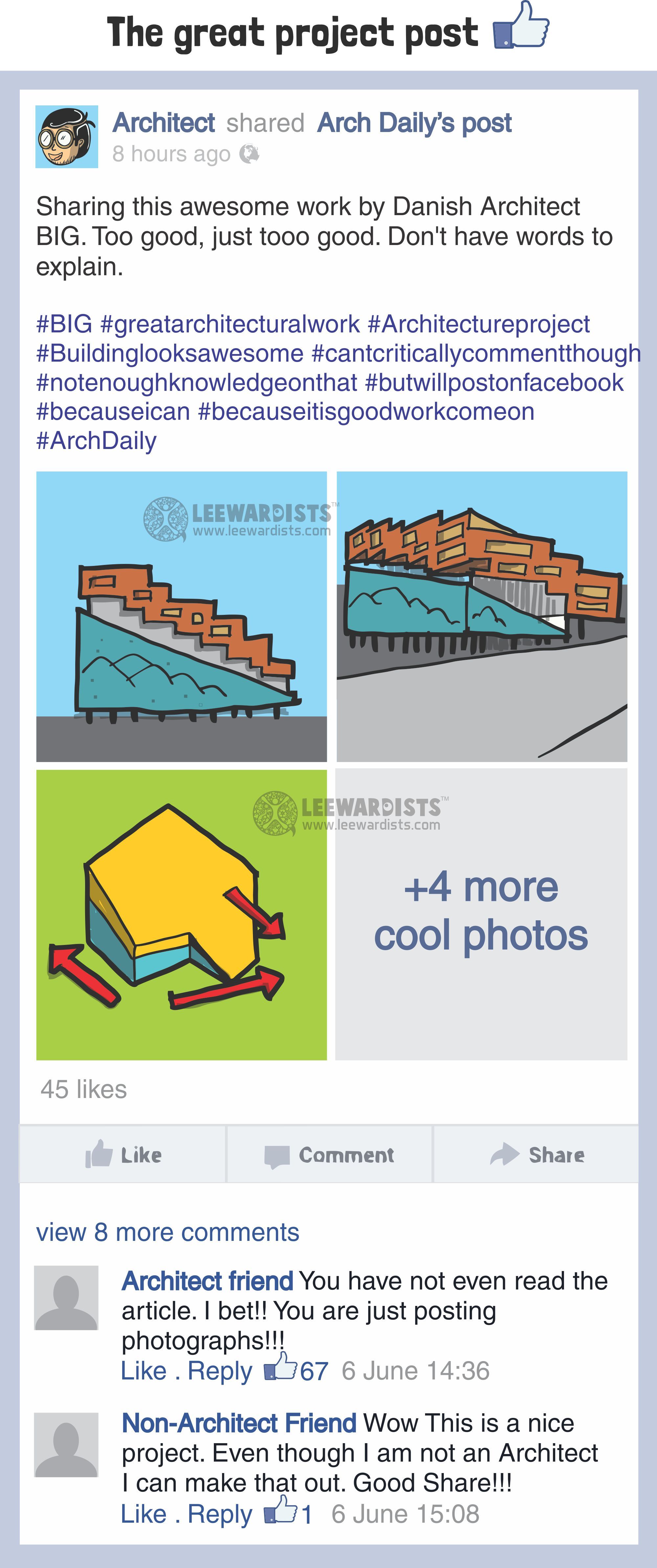 Gallery of Architects and Their Facebook Posts - 5