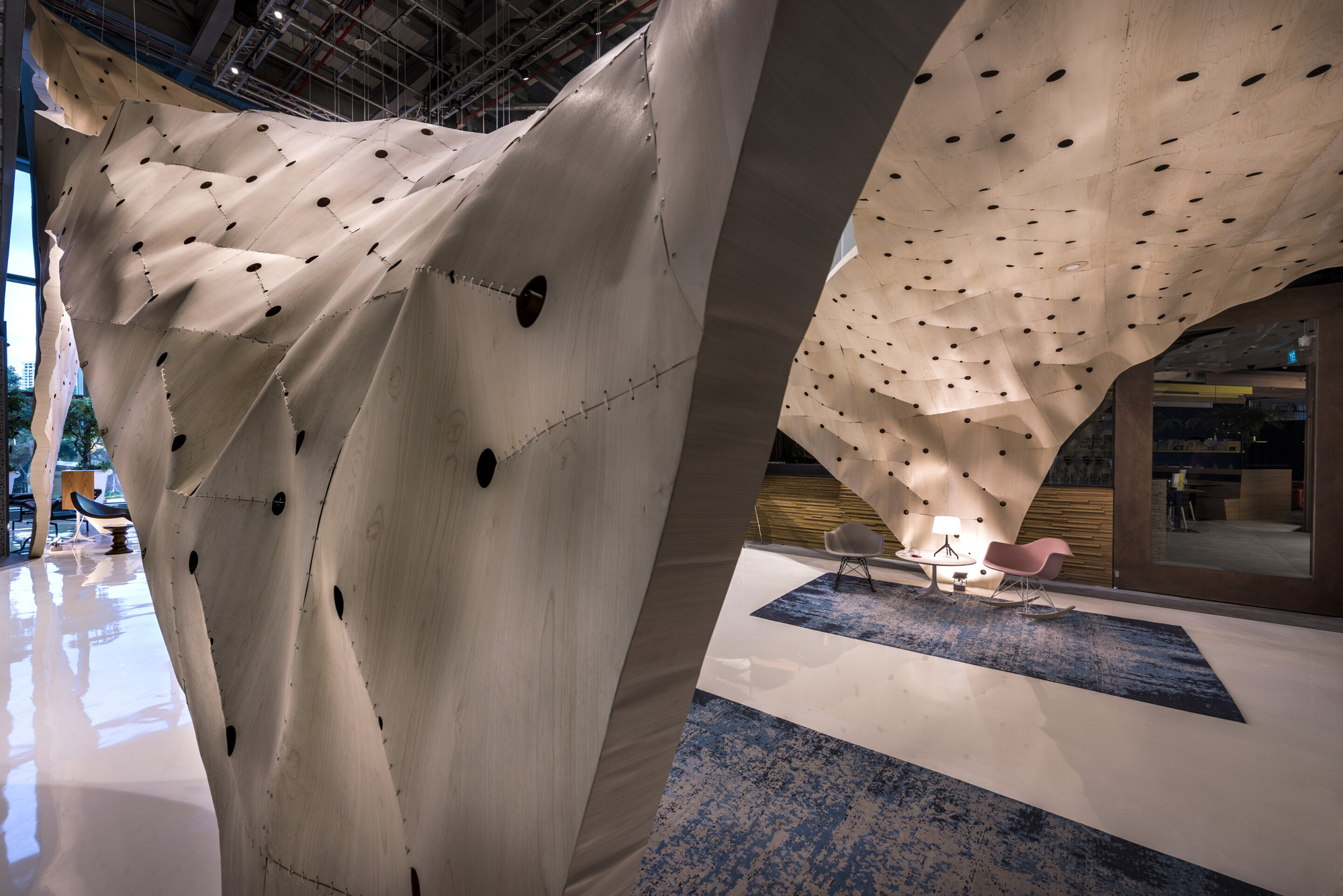 Gallery of PRODUCE Workshop Debuts Plywood-based "Fabricwood" Pavilion ...