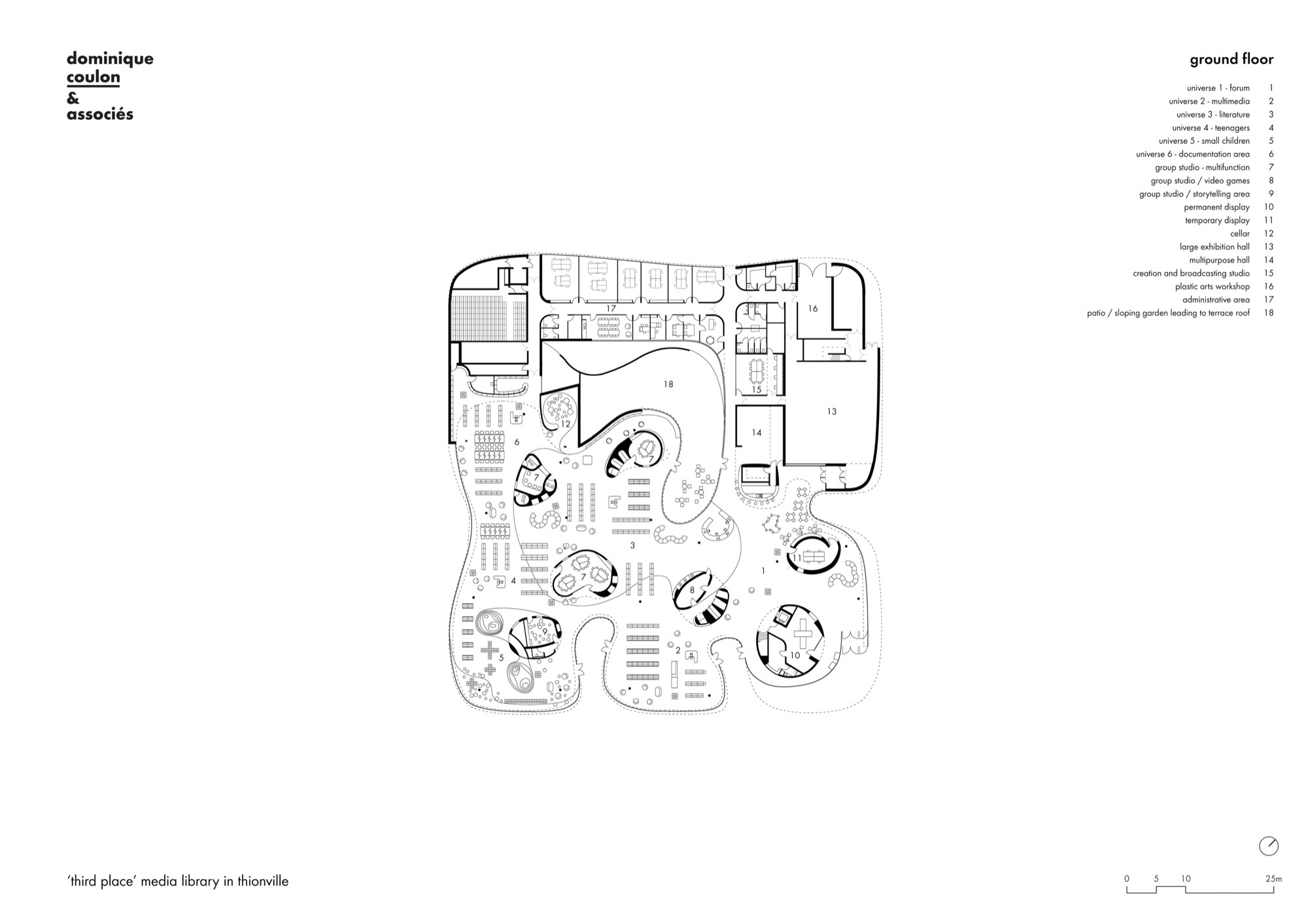 Gallery of Media Library [Third-Place] in Thionville / Dominique Coulon ...