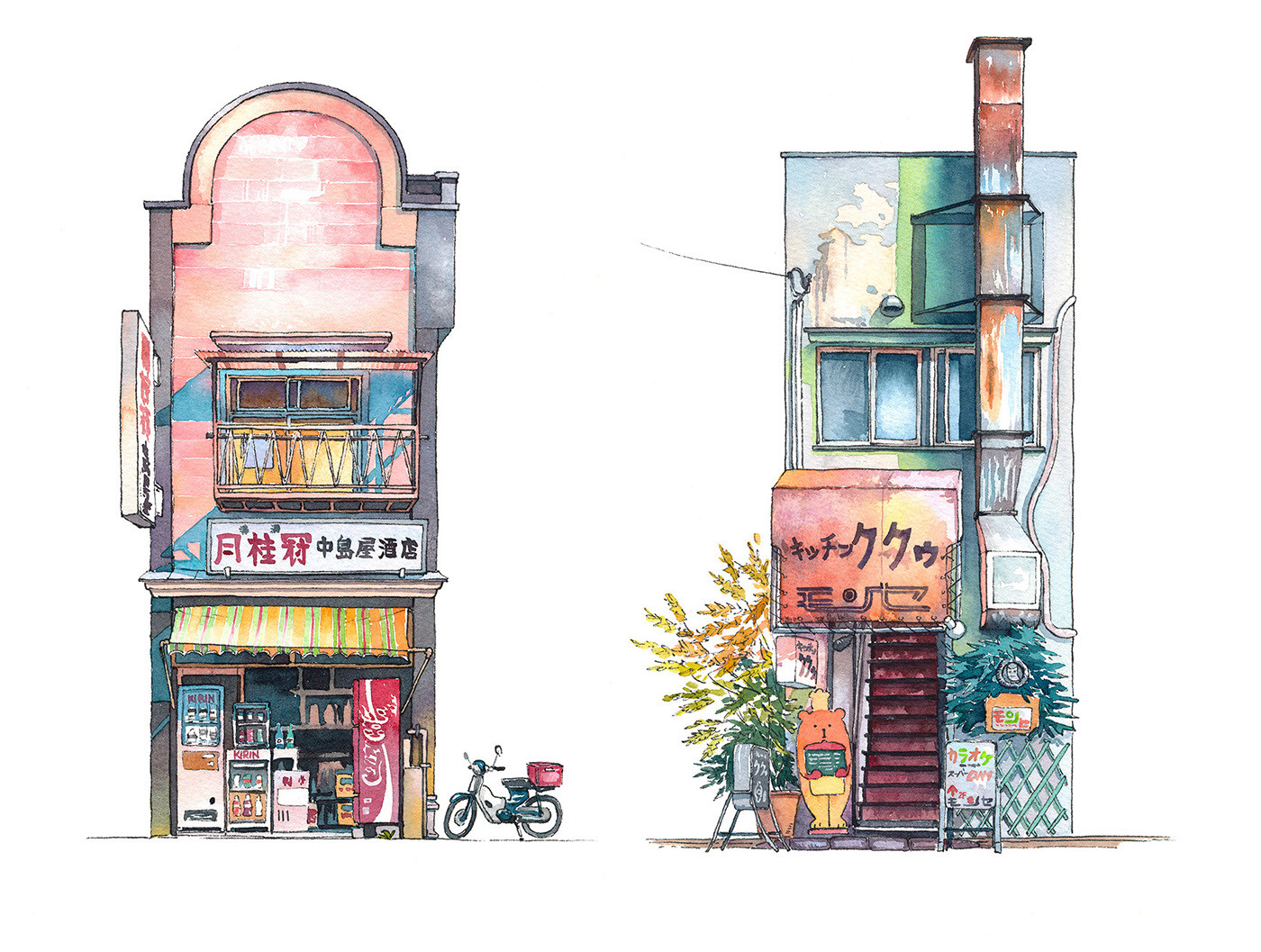Gallery of These Watercolors Capture the Unsung Architecture of Tokyo's ...