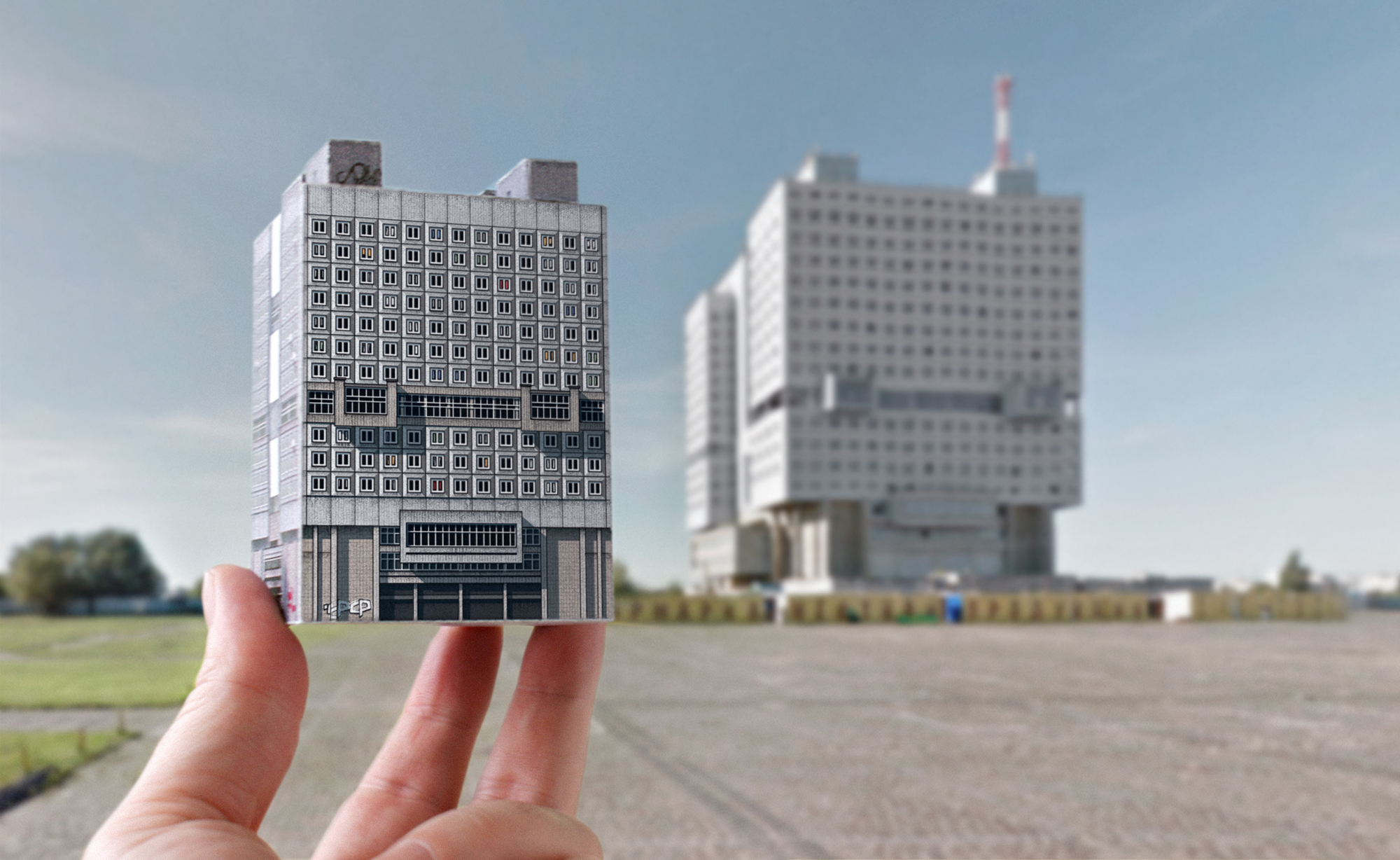 Gallery of Paper Models of the Most Controversial Buildings Erected ...
