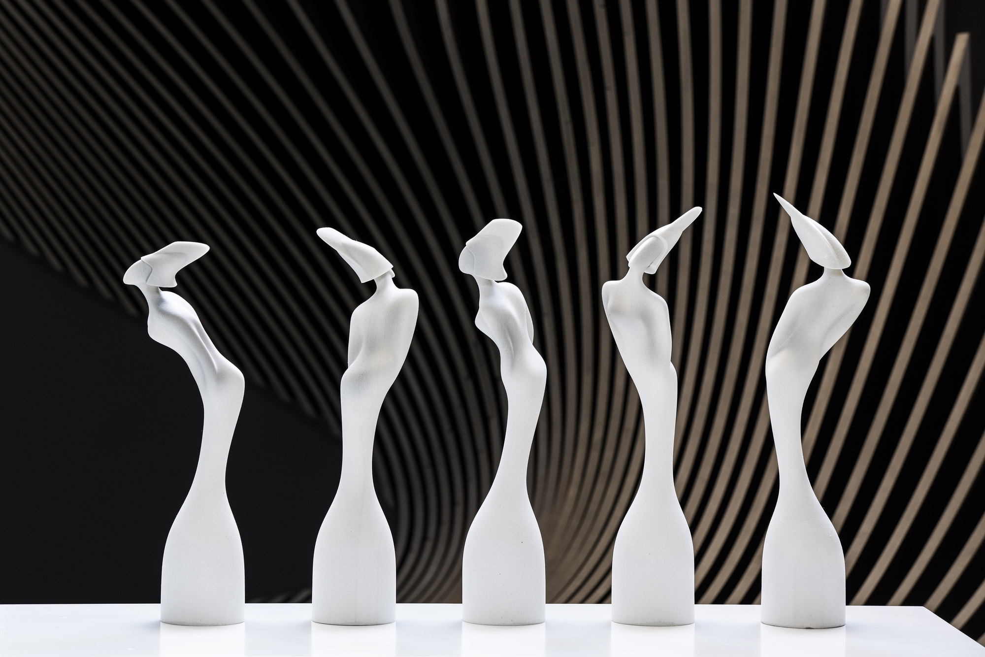 Gallery Of Zaha Hadid Designed Statuettes For Brit Awards 2017 Unveiled 3 