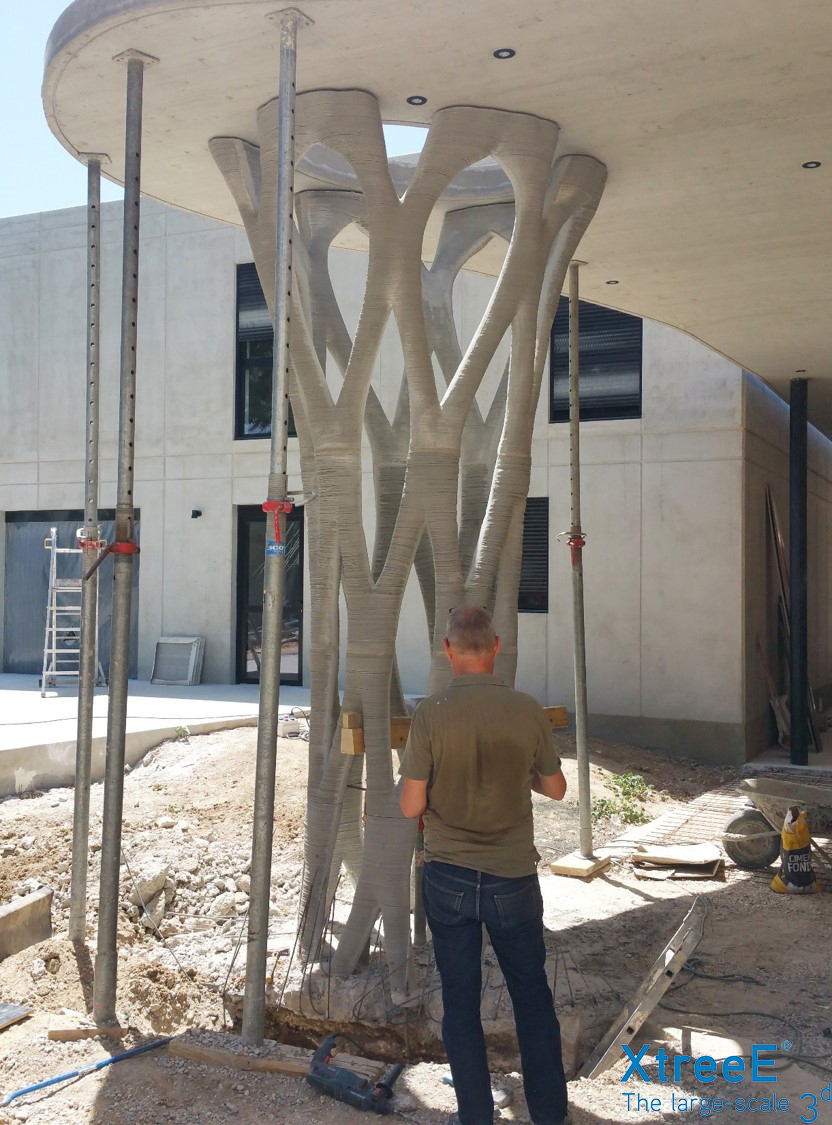 Gallery of This Complex Concrete Column Was Made Using 3D-Printed ...