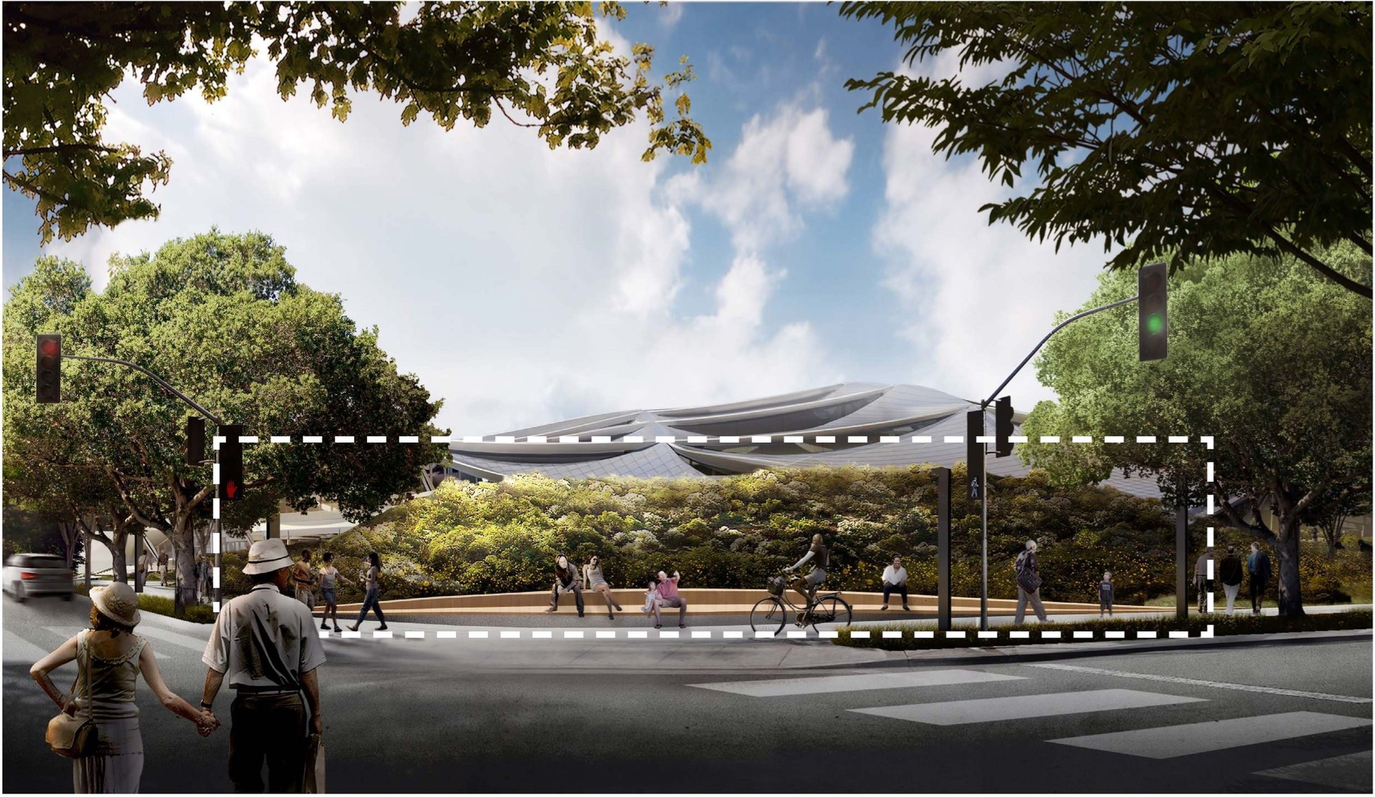 Gallery of New Renderings Revealed of Google's Mountain View Campus - 14 Gallery of New Renderings Revealed of Google's Mountain View Campus - 14