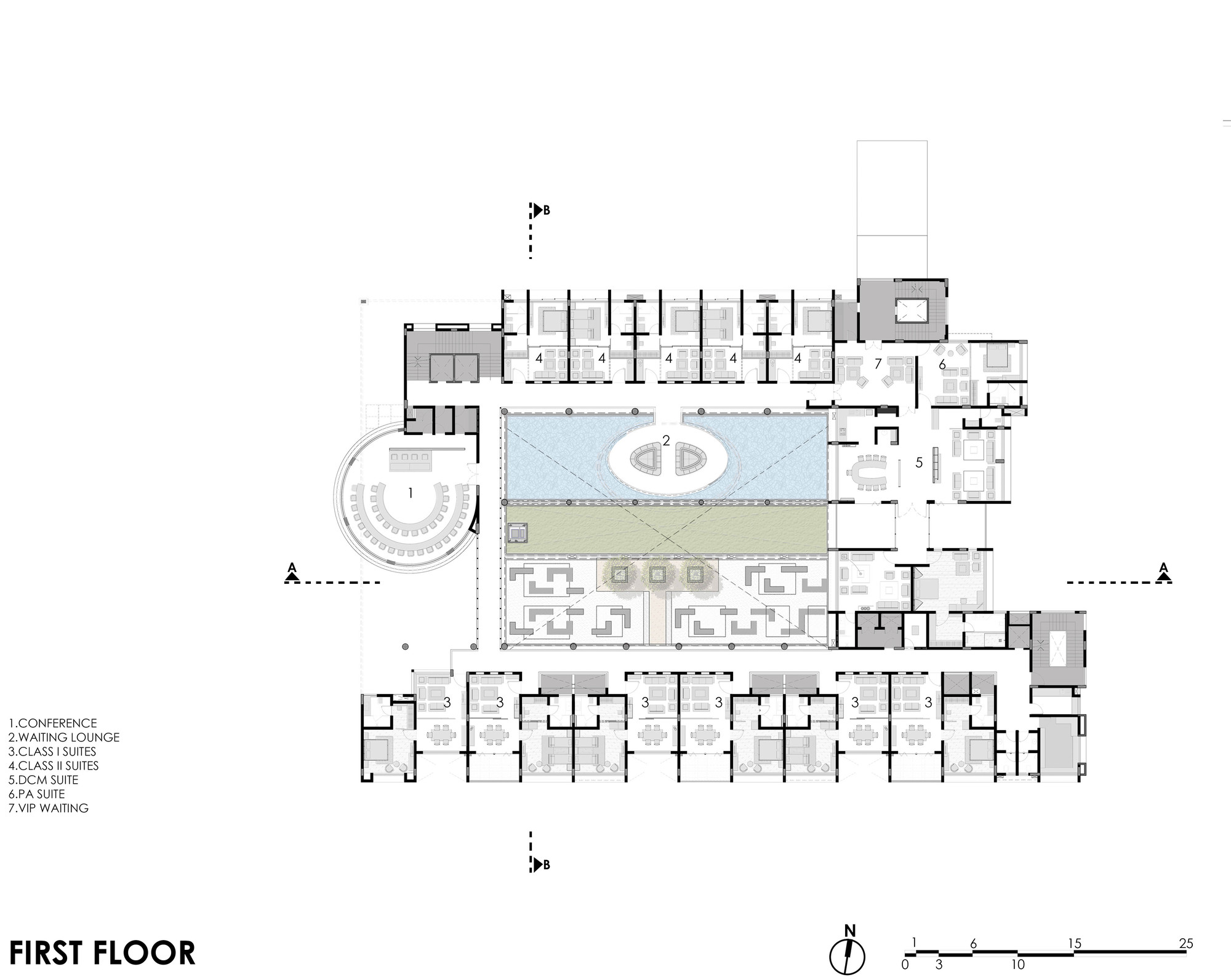 Gallery of VVIP Circuit House - I / Sunil Patil And Associates - 17