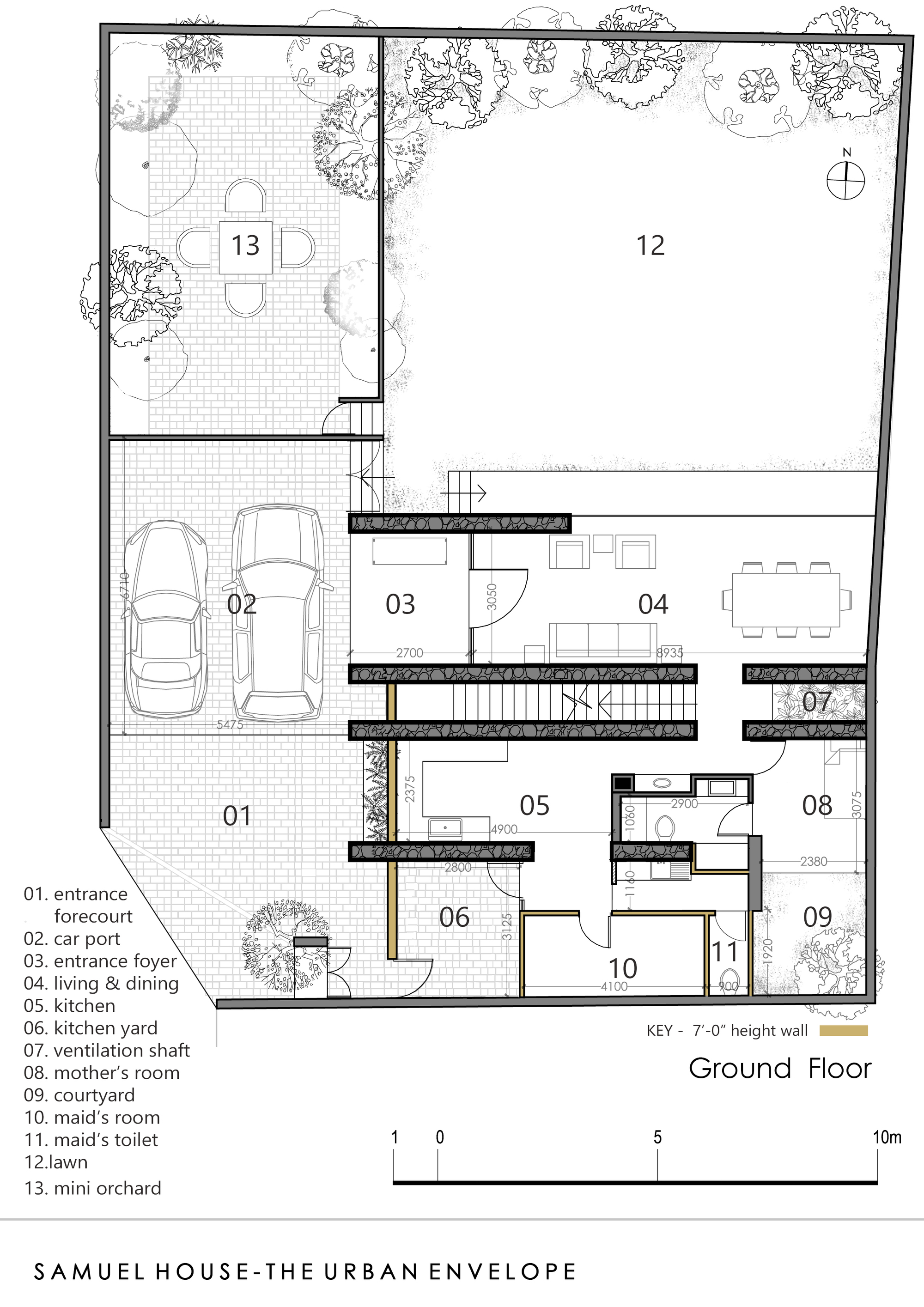 Gallery of 'Urban Envelope' Samuel House / MMGS Architects - 31