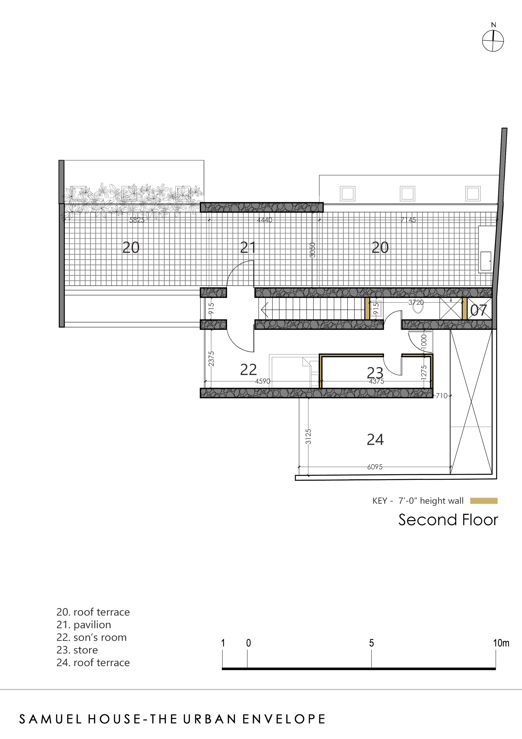 Gallery of 'Urban Envelope' Samuel House / MMGS Architects - 33