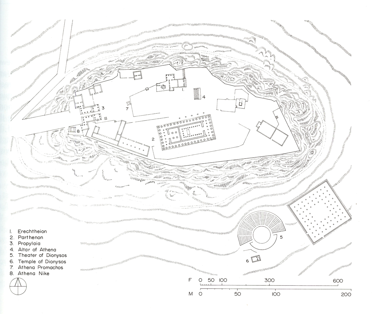 Galeria de Clássicos da Arquitetura: Acrópole de Atenas / Ictinus ...