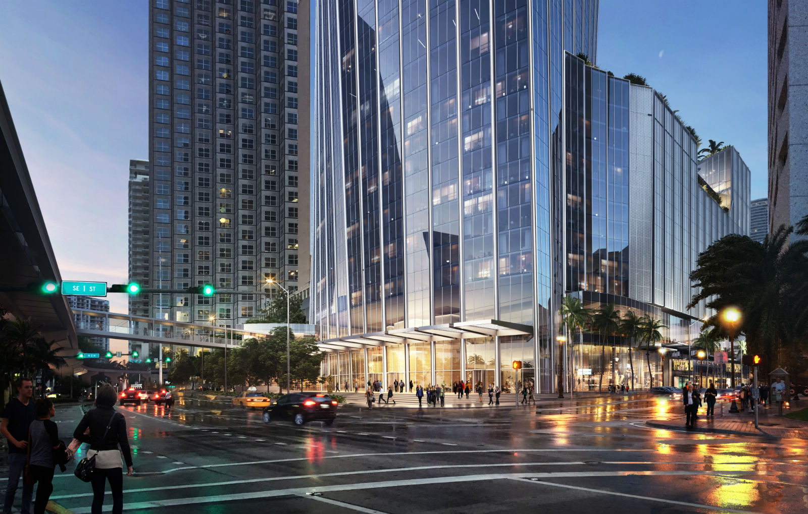 Gallery of KPF's One Bayfront Plaza to Share Title of Miami's Tallest ...