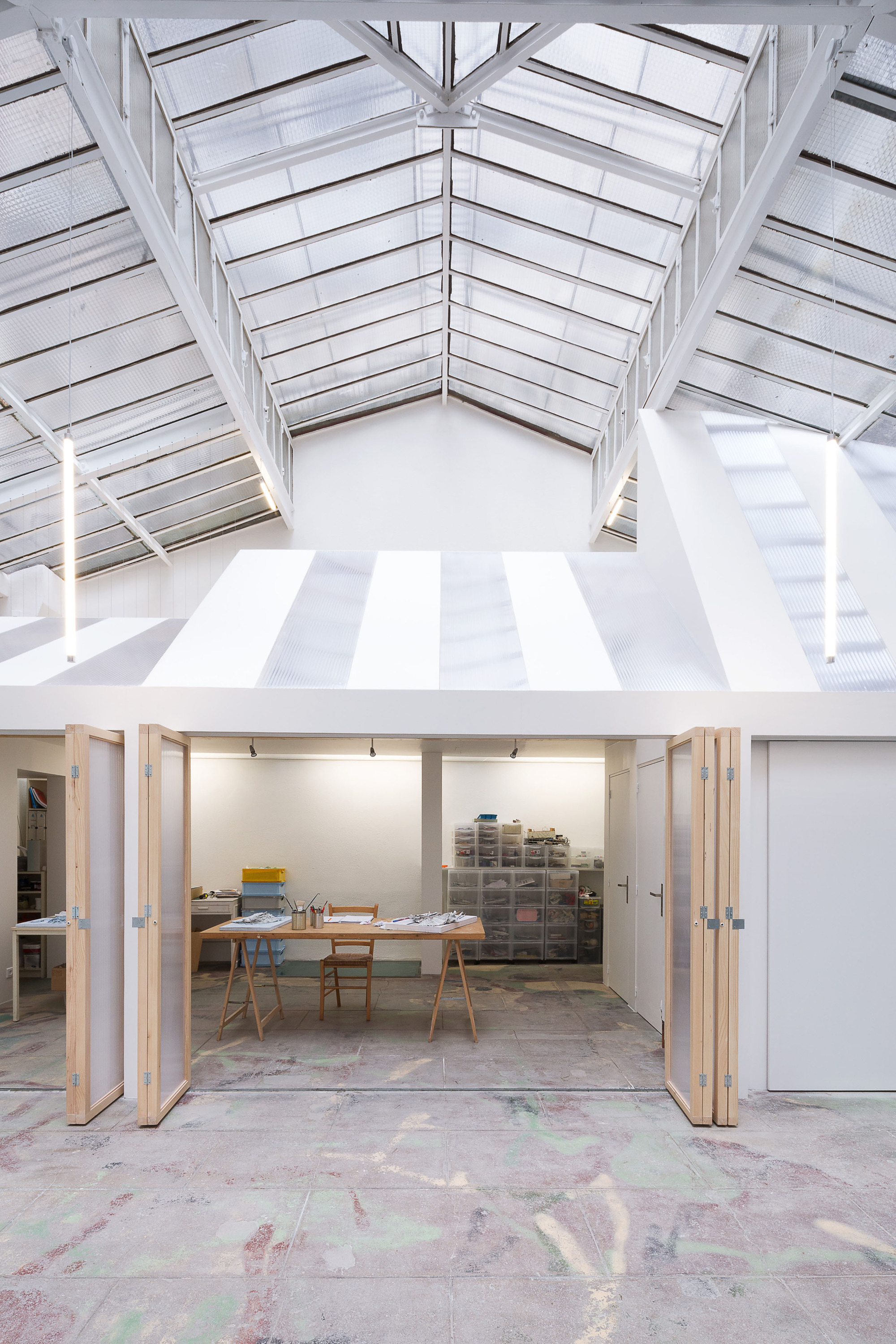 Gallery of Light Folds Studio / WY-TO architects - 6