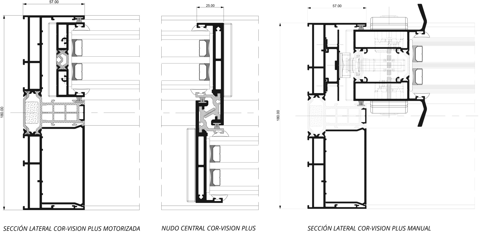 Galería de Cor Vision Plus de Cortizo: corredera minimalista de grandes ...