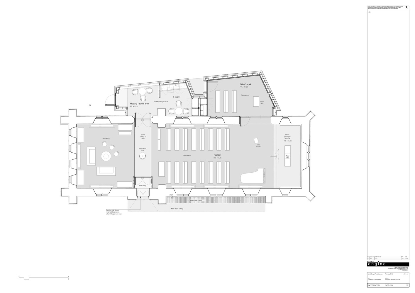 Gallery of University of Winchester Winton Chapel / Design Engine ...