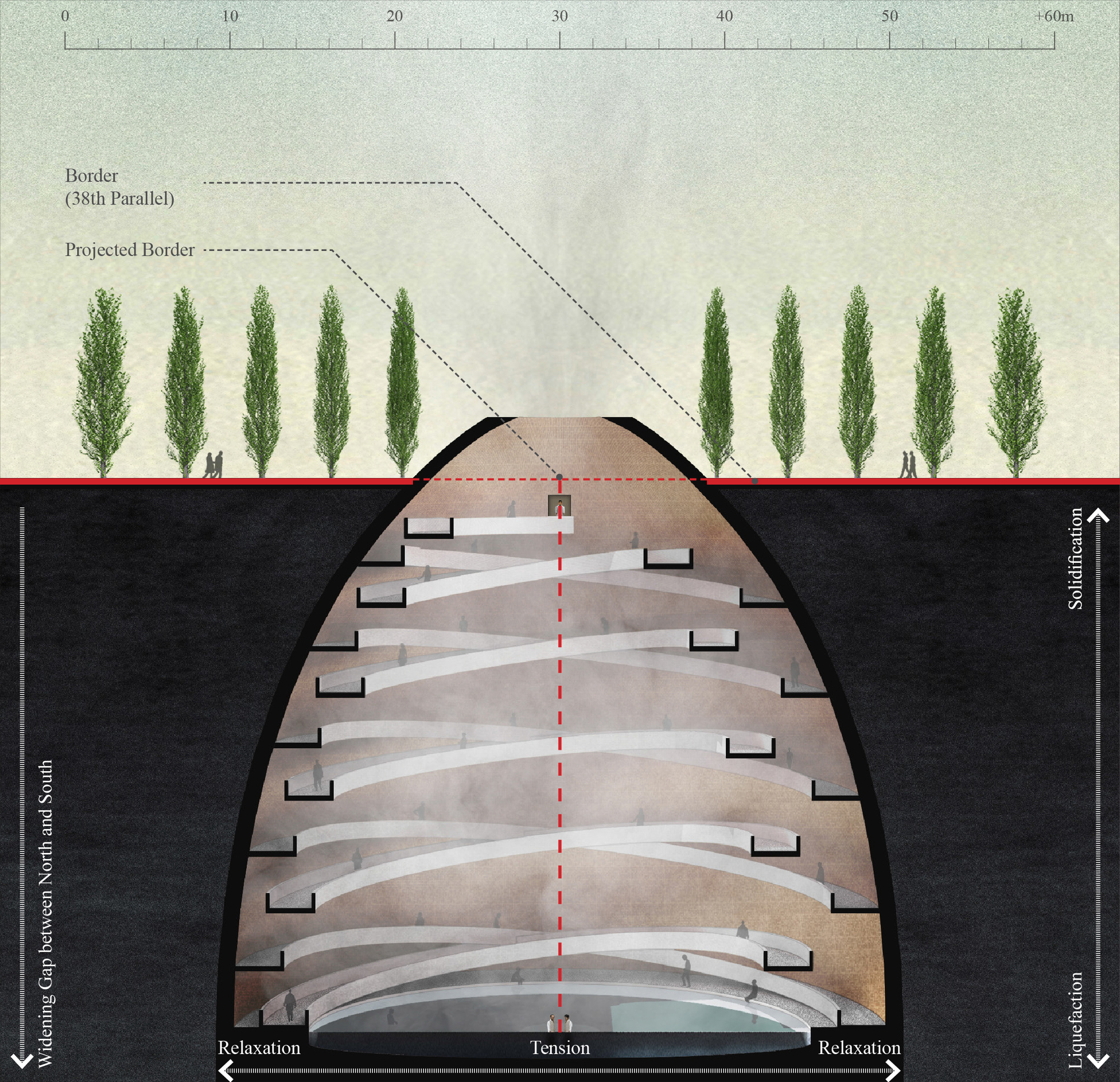 Gallery of This Underground Bathhouse on the Korean Border Questions Architecture's Role in ...