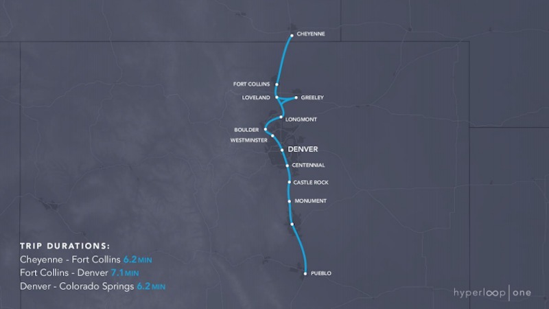 Gallery of Hyperloop One Releases Map of 11 Proposed US Systems - 4