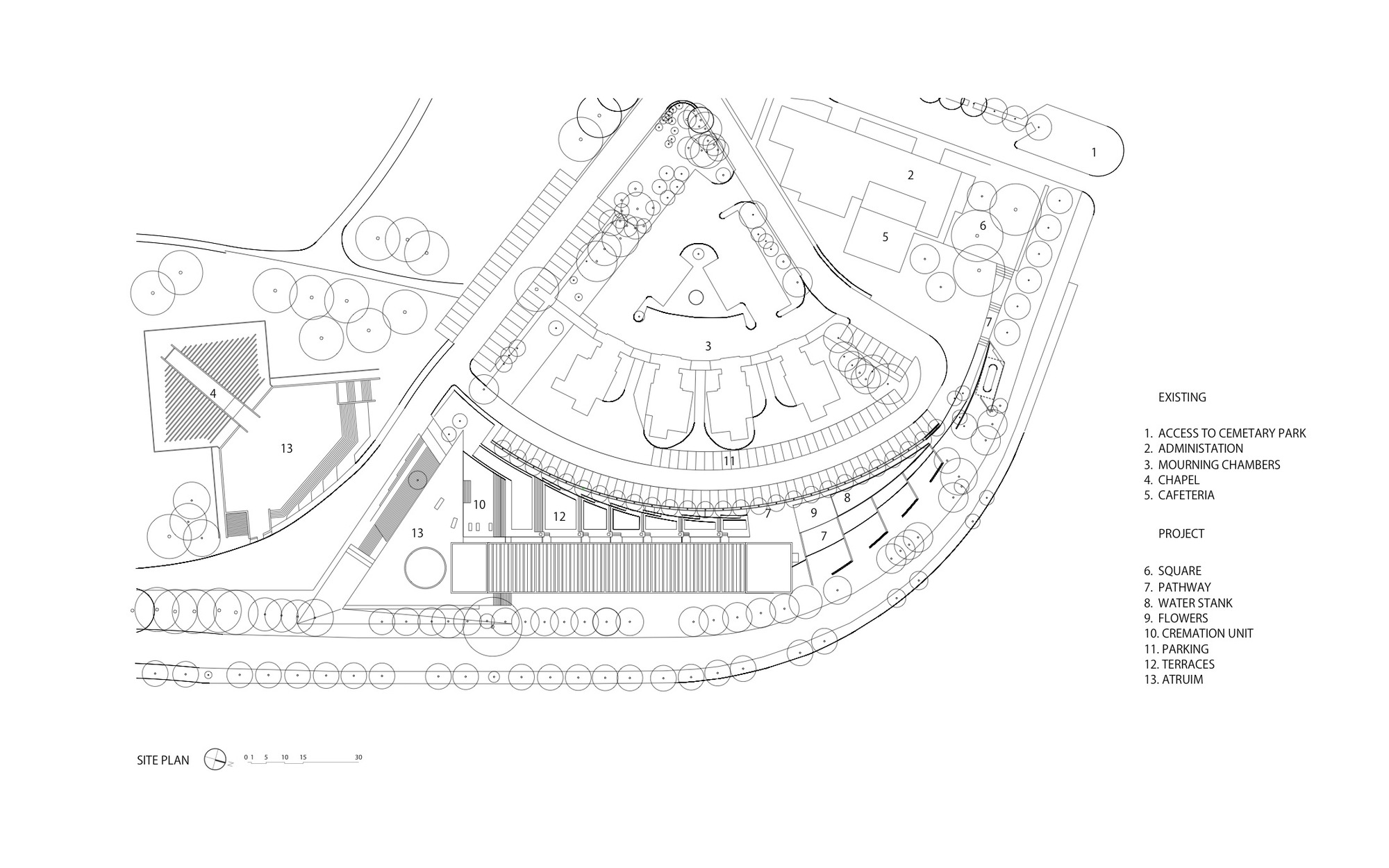 Gallery of Cremation Unit and Ashes Temple / Juan Felipe Uribe de ...