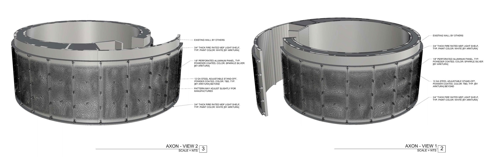 Gallery of Big Data Becomes Architecture in This CNC-Milled Screen Wall ...