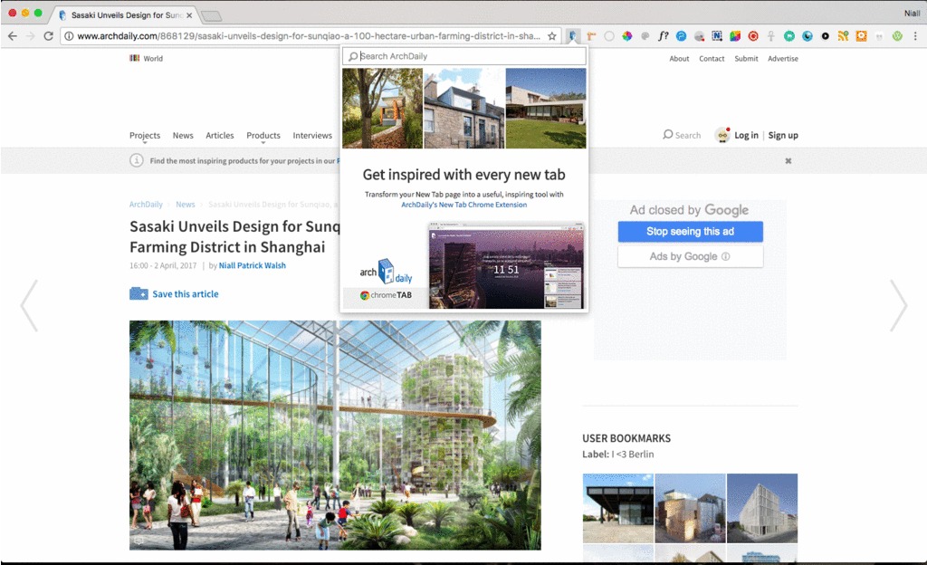Gallery of 14 Chrome Extensions to Make Your Architecture Browsing More ...