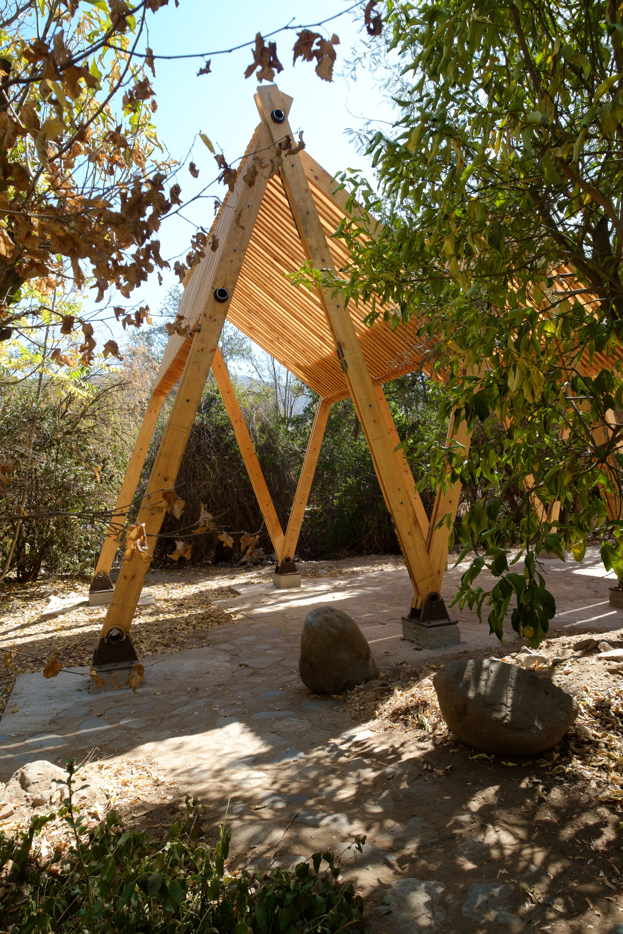 Gallery of Continuity of Structure Defines this Timber Canopy in Chile - 15