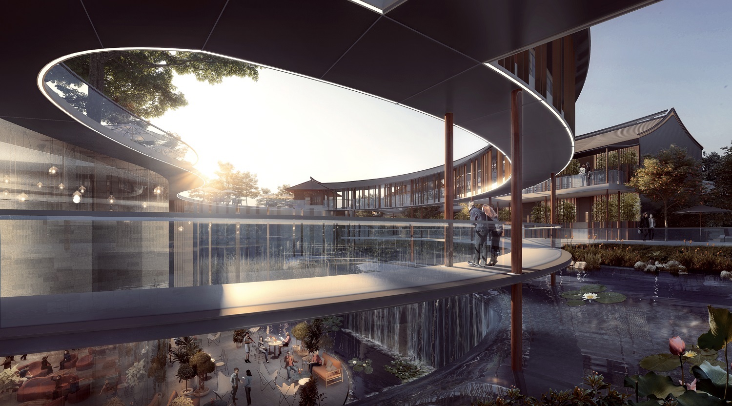 Zhuhai Hengqin Tianhu Hotel Development / Aedas | ArchDaily