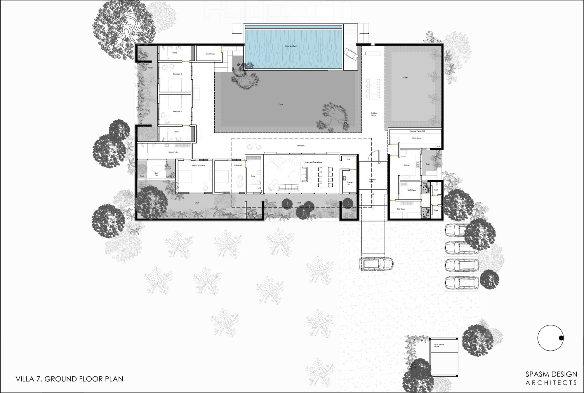 Gallery of The Twin Houses / SPASM Design Architects - 33