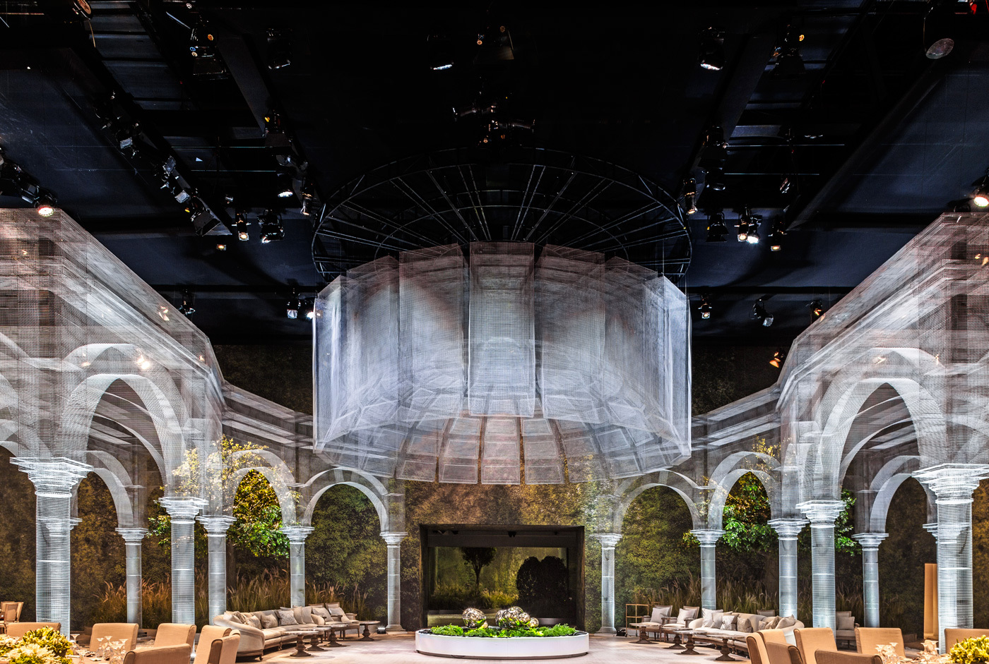 Gallery of Wire Mesh Installation Features Architectural Fragments ...