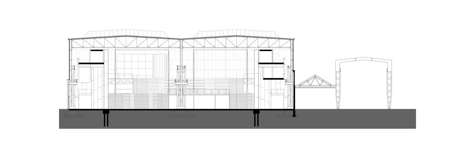 Gallery of Construction Begins on Project to Transform Railway Hangar ...