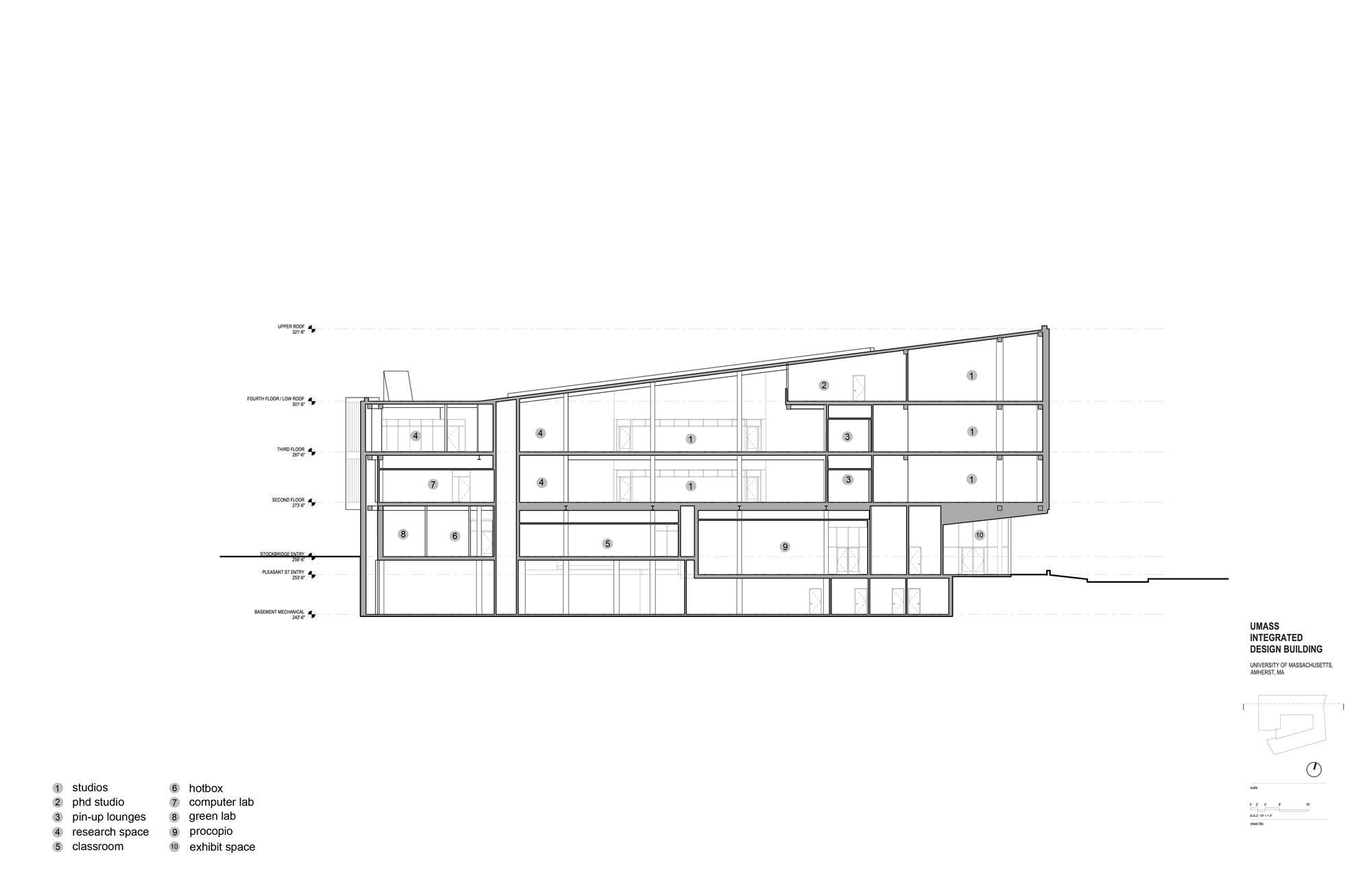 Gallery of University of Massachusetts Amherst Design Building / Leers ...