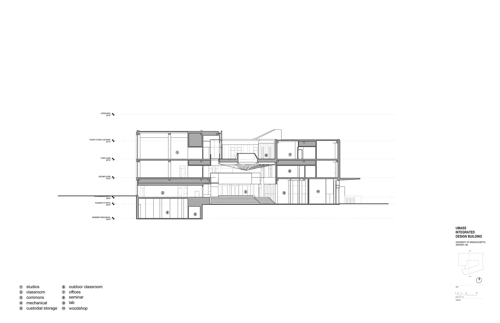 Gallery of University of Massachusetts Amherst Design Building / Leers ...