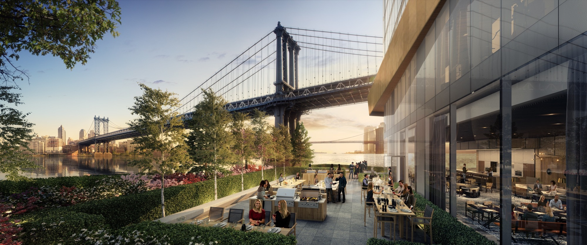 West 8 打造纽约最大的私人户外花园 | ArchDaily