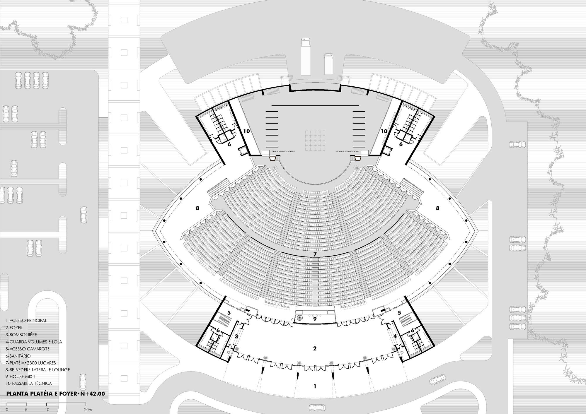 Galeria de Teatro Positivo Grande Auditório / Manoel Coelho Arquitetura ...