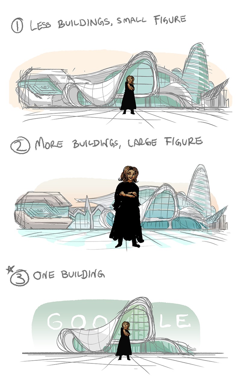 Gallery of Zaha Hadid Celebrated in Latest Google Doodle - 2