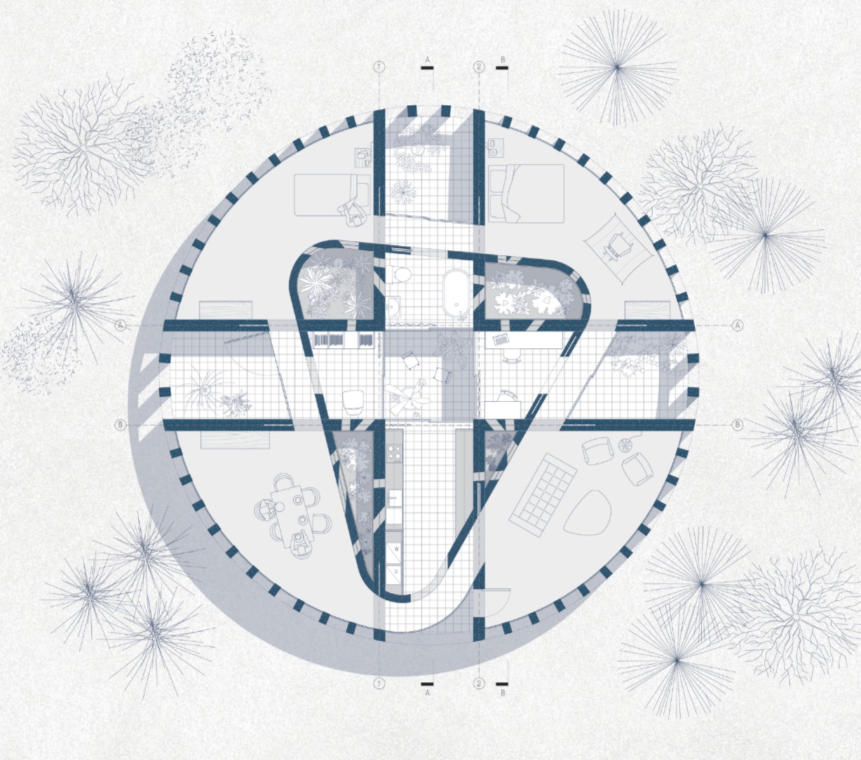 Gallery of 19 Emerging Firms Design Prototype Houses for Living Among ...