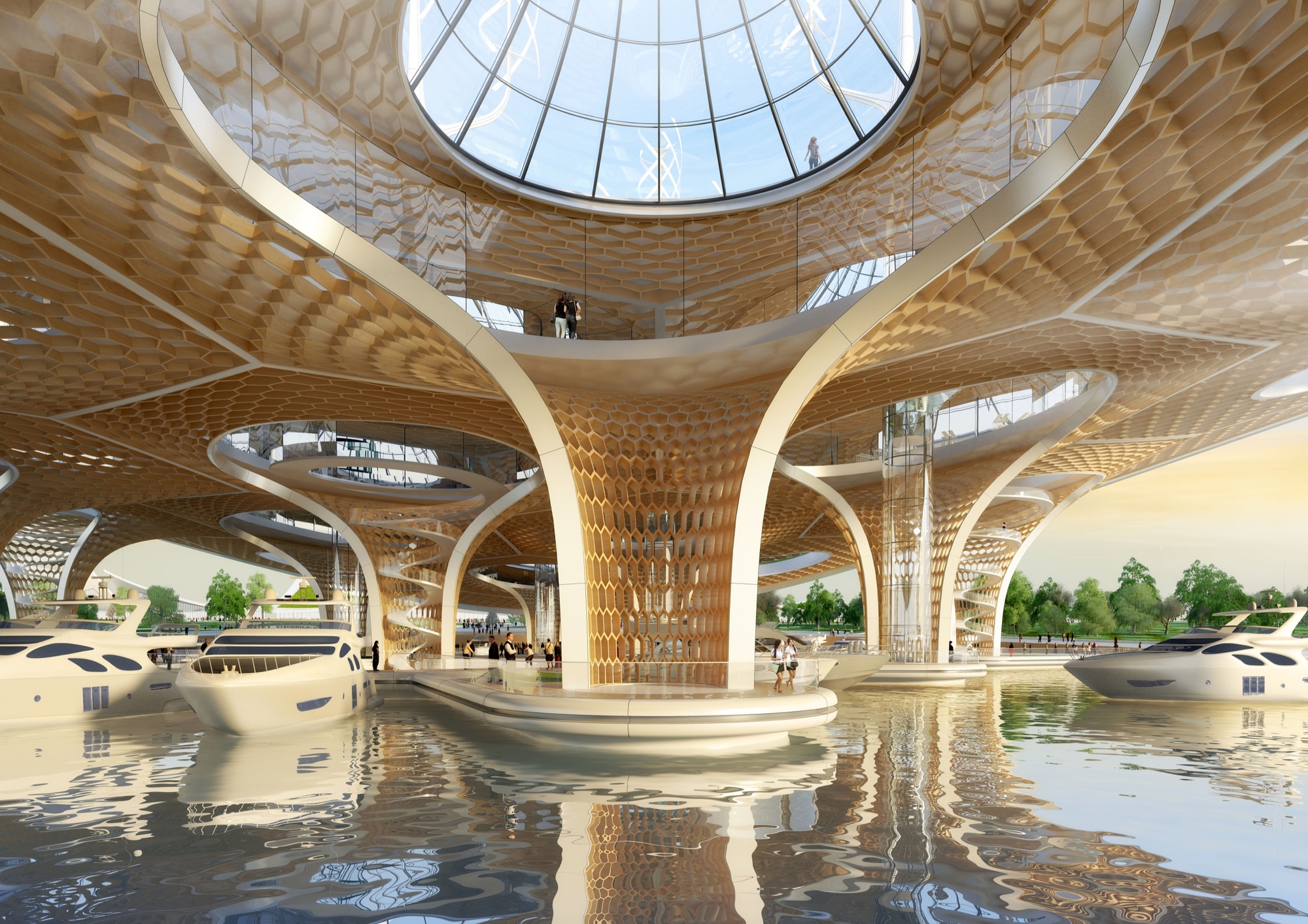 Gallery of Vincent Callebaut Imagines Hyperbolic Shaped Forest ...