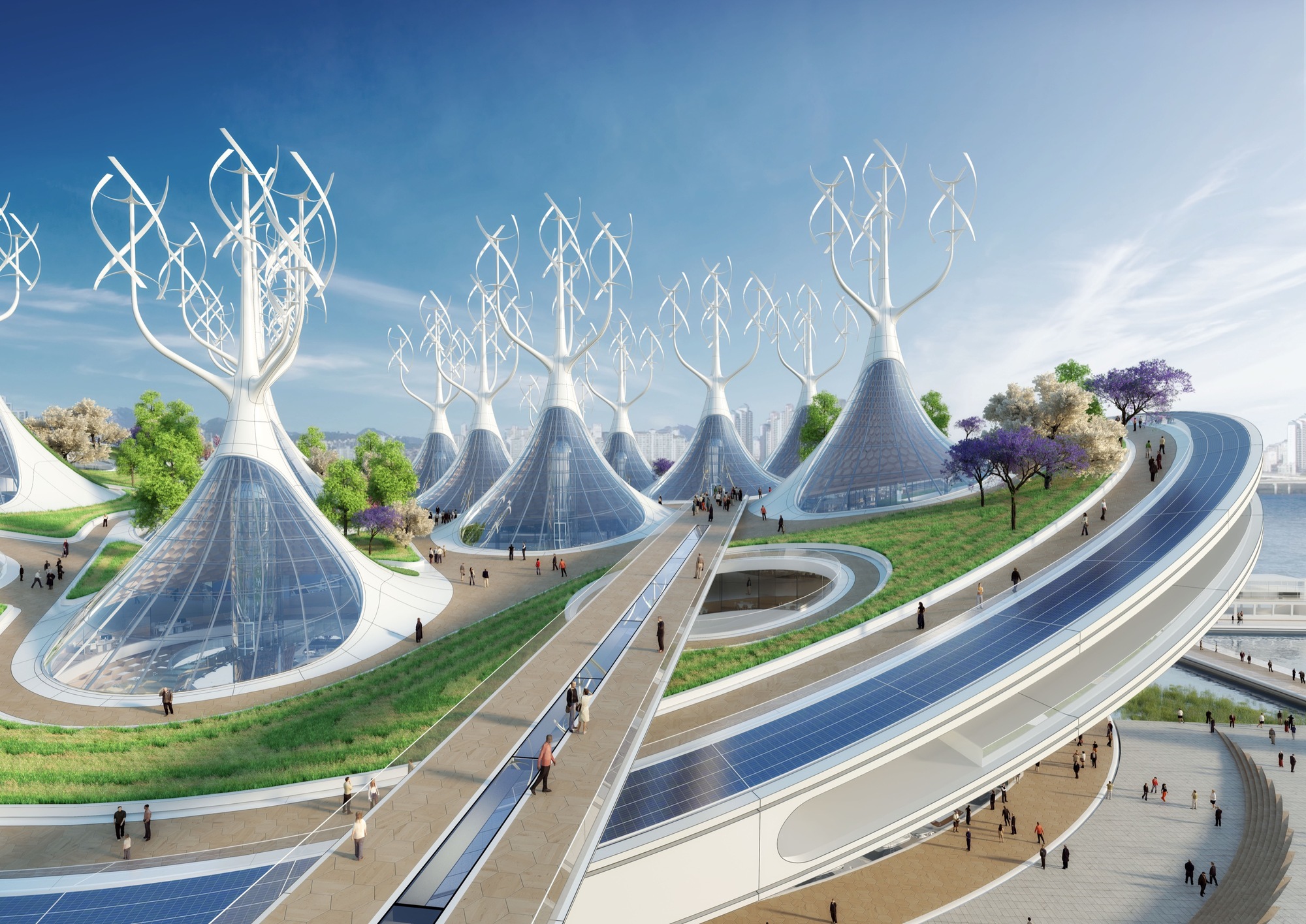 Gallery of Vincent Callebaut Imagines Hyperbolic Shaped Forest ...