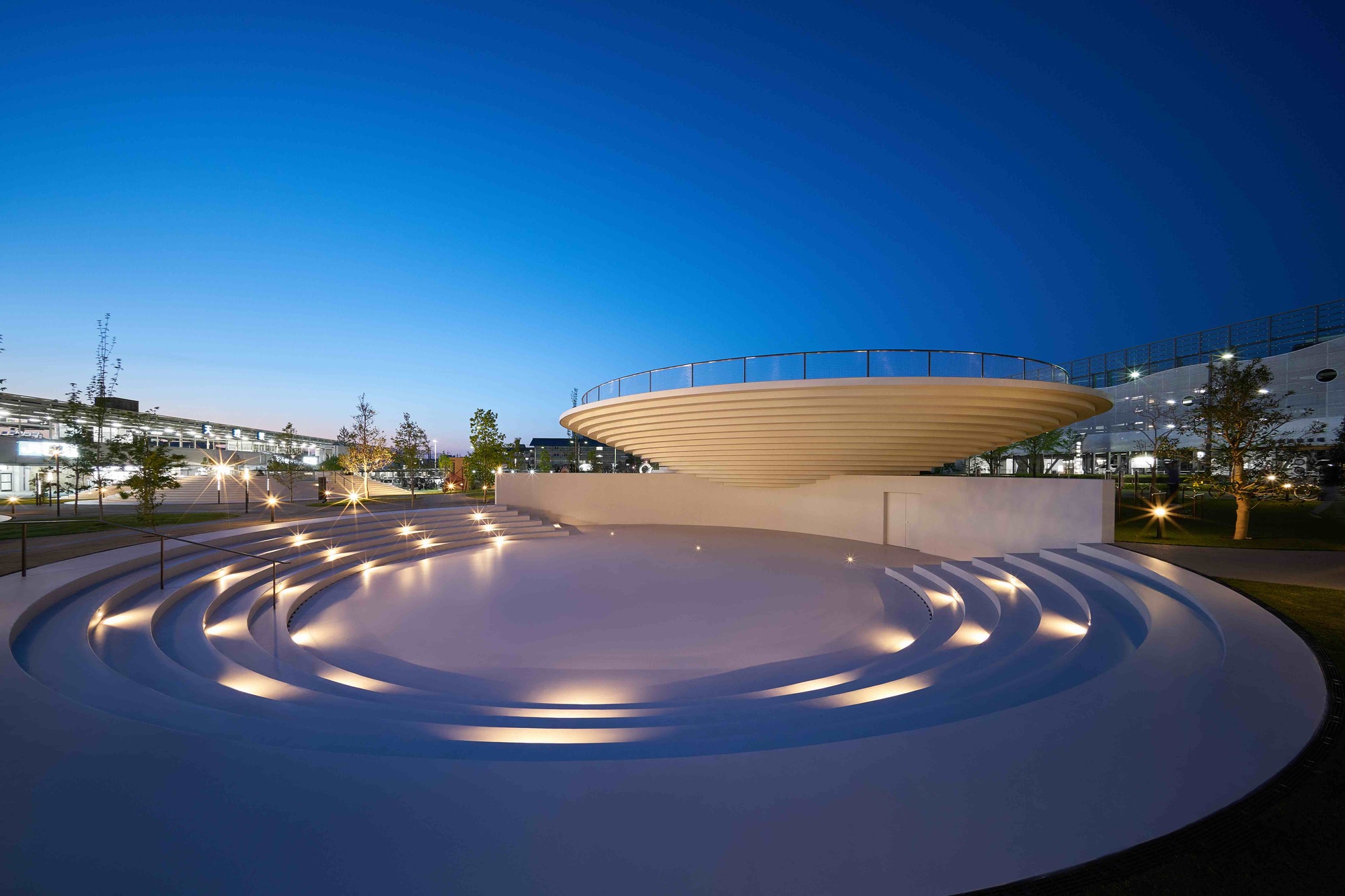 Gallery of Tenri Station Plaza CoFuFun / nendo - 4