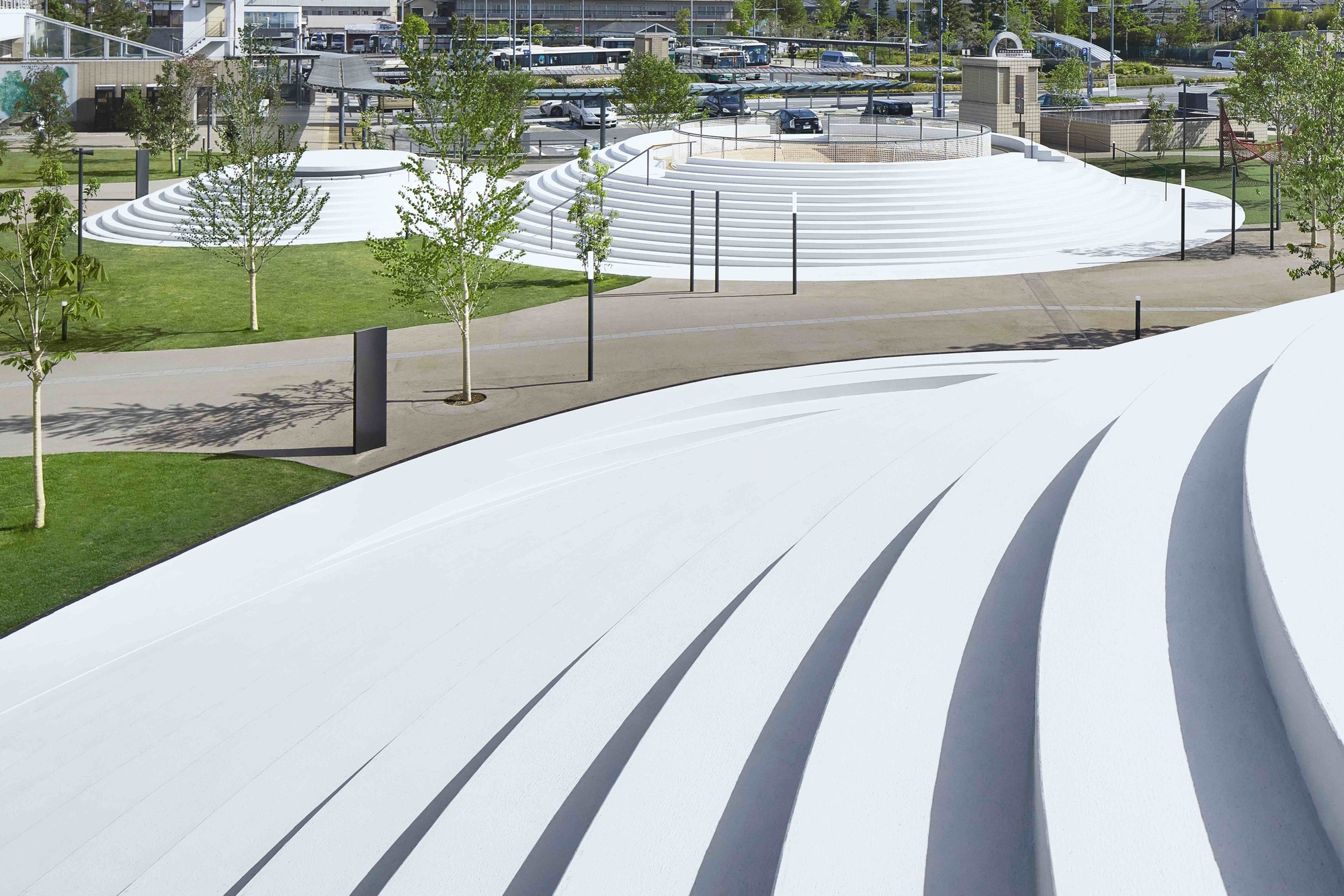 Gallery of Tenri Station Plaza CoFuFun / nendo - 17